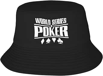 World Series of Poker Bucket Hat Reflective Foldable Beach Sun Hats ...