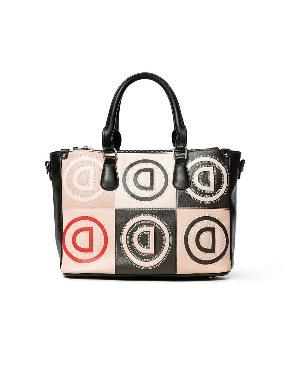 Buy DesigualBorsa A Mano Con Loghi Donna Rose Multi Beige Beige Buy DesigualBorsa A Mano Con Loghi Donna Rose Multi Beige Beige