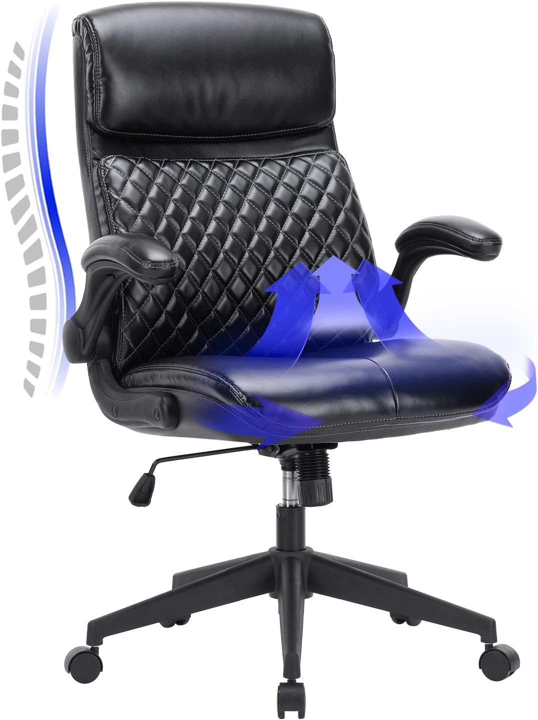 Amazon.com: COLAMY Office Chair High Back Executive Computer Desk Chair ...