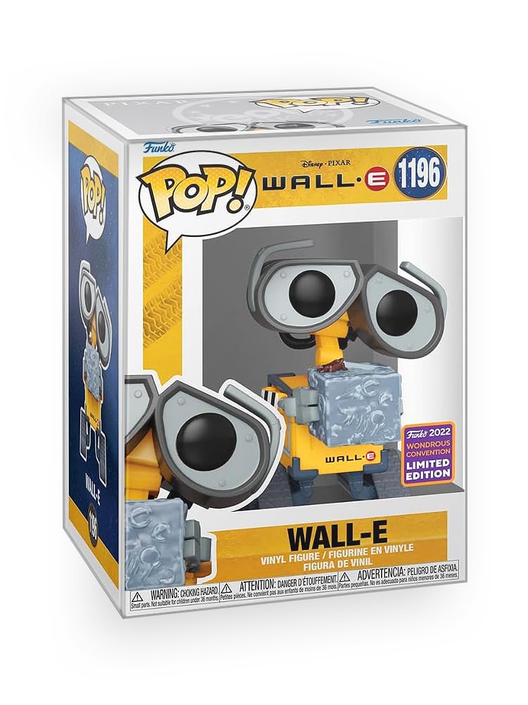 Amazon.com: Epic Collectibles Pop Disney: Wall-E - Wall E with Trash Cube 2022 WonderCon ...