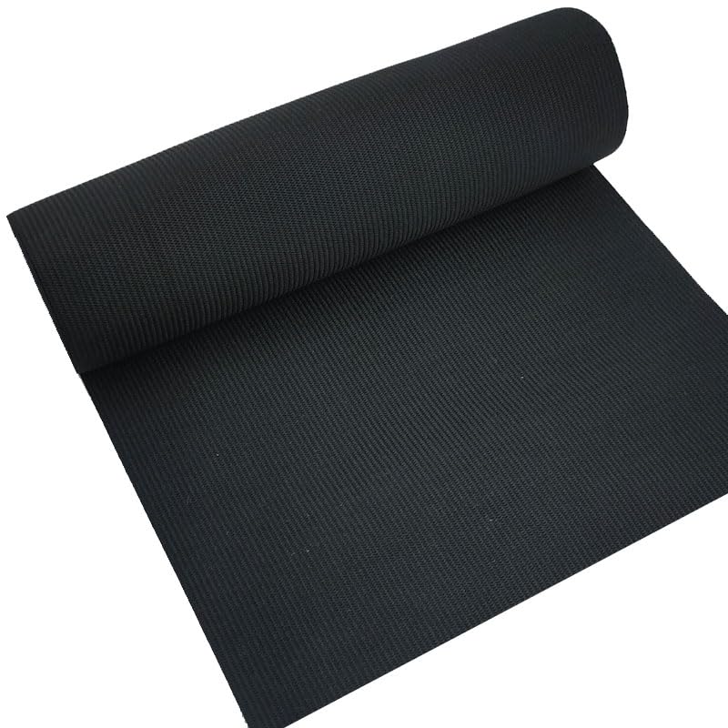 Amazon.com: 8 Inch Wide Black Heavy Stretch High Elasticity Knit ...