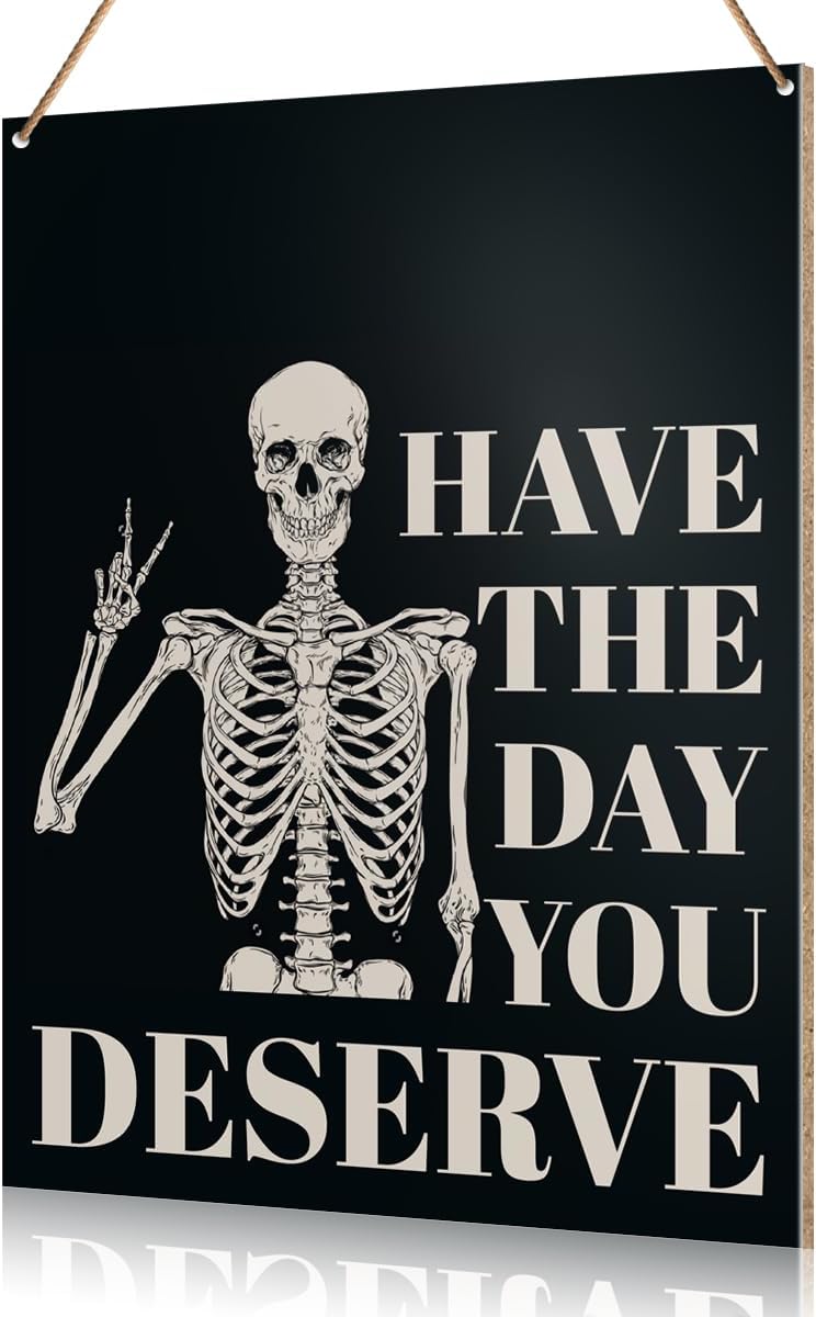 Amazon.com: UDNADKEX Inspirational Wall Hanging Sign Decor, Have The ...