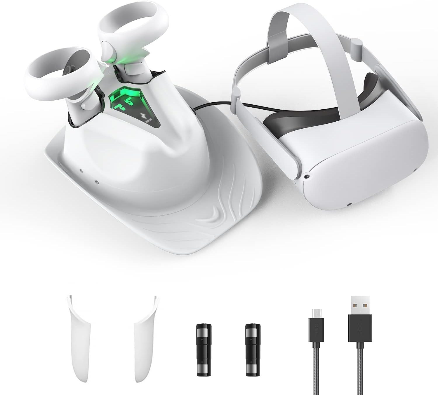 Amazon.com: VR Charging Dock Station for Quest 2/Meta Quest 2 ...