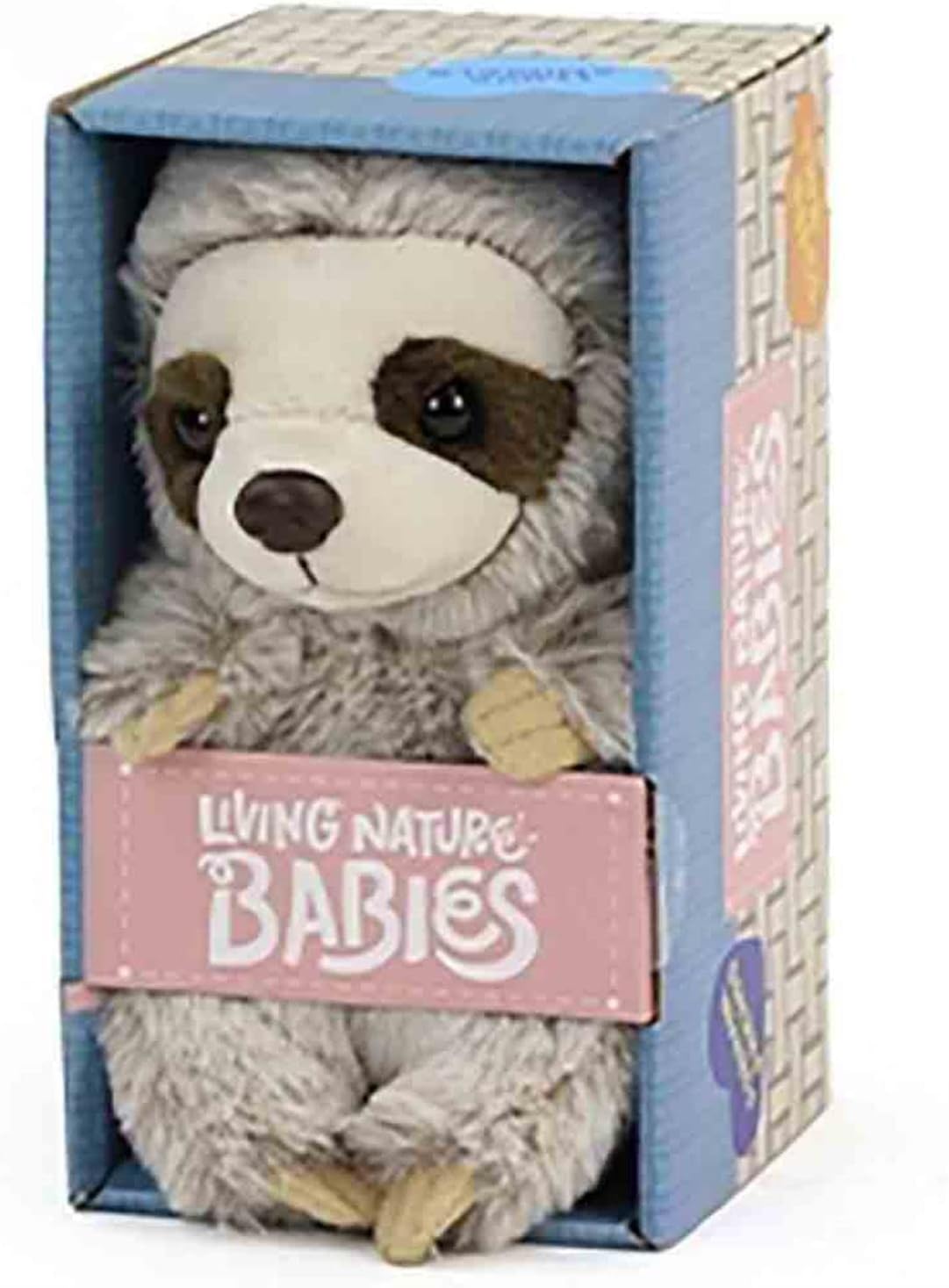 Living Nature Sloth Baby, Realistic Soft Cuddly Babies Sloth Toy ...