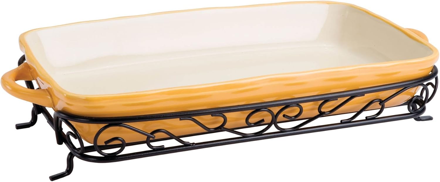 Amazon.com: Rick Bayless Enchilada Server With Rack, Sol: Baking Dishes ...