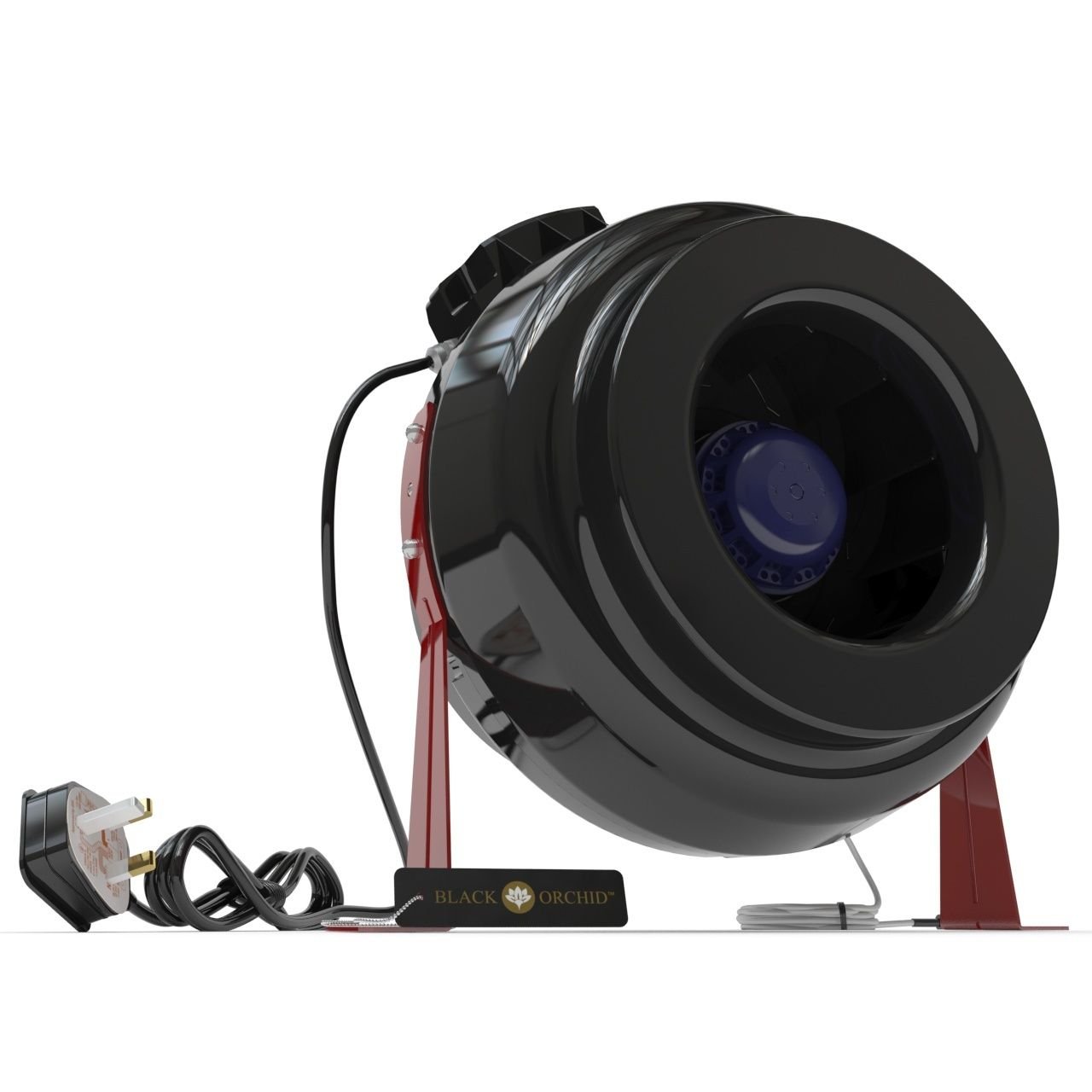 Buy 150mm Black Orchid Inlet Centrifugal Extractor Fan Blower Silent ...