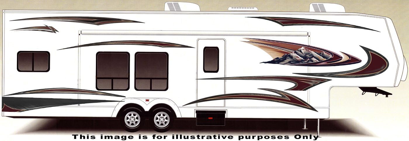 Amazon.com: RV, Trailer, Camper, Large Vinyl Decals/Graphics Kit -K ...