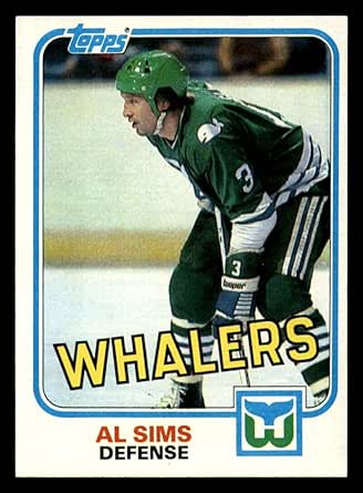 Amazon.com: Hockey NHL 1981-82 Topps #e85 Al Sims NRMT-OC Whalers ...