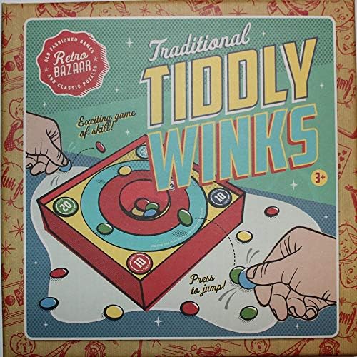 DIVCHI Traditional Tiddlywinks Tiddly Winks Classic Family Game ...