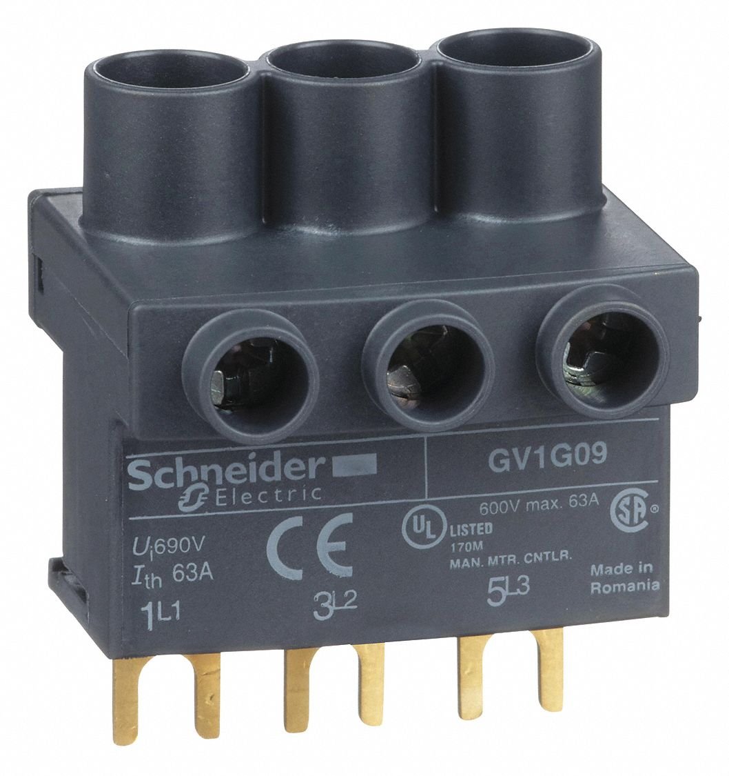 Schneider Electric Terminal Block, For Use With TeSys Series GV2, D and ...