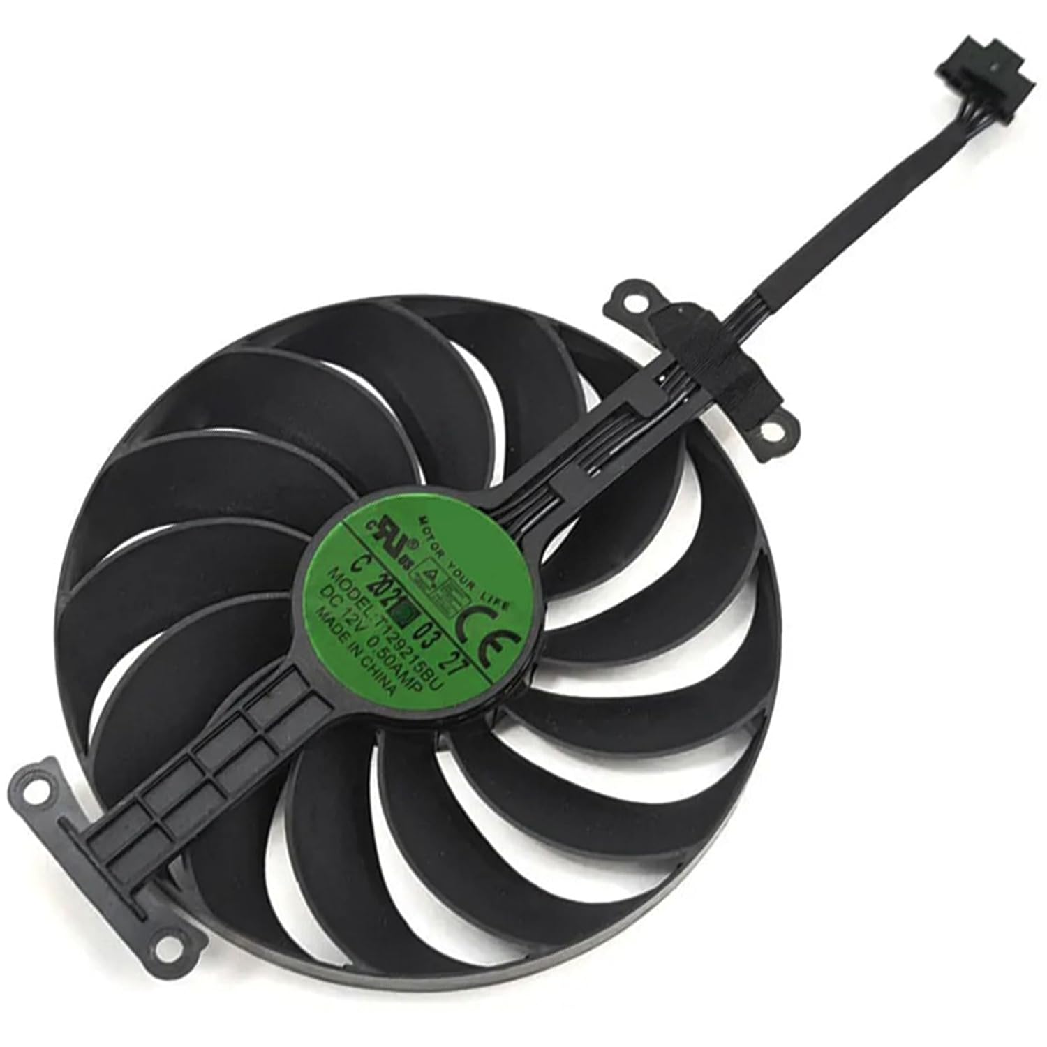 Amazon.com: T129215BU 95mm Gaming Graphics Card Cooling Fan Replacement ...