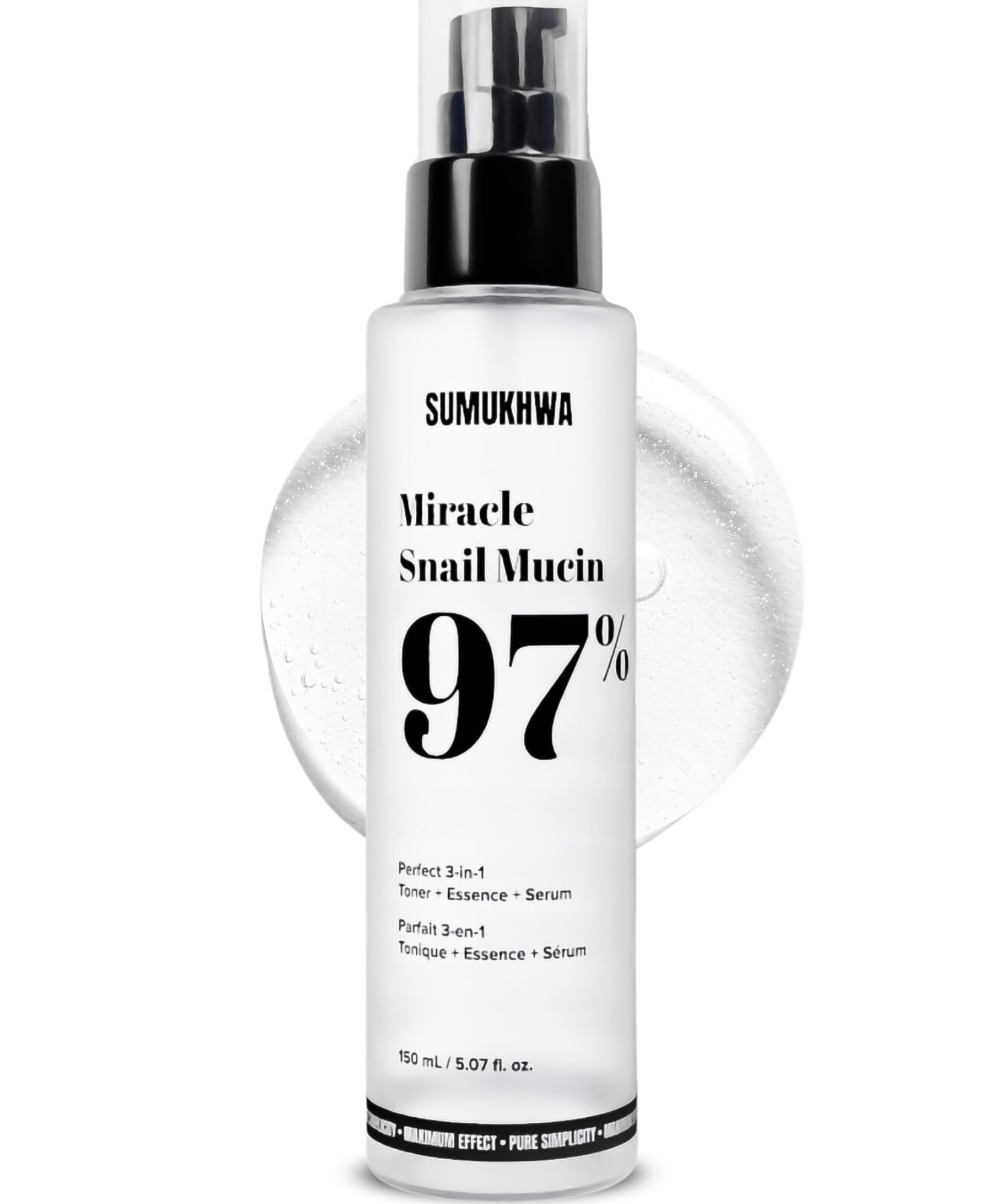 Snail Mucin 97% Power Essence, Hydrating Serum & Toner with Snail ...