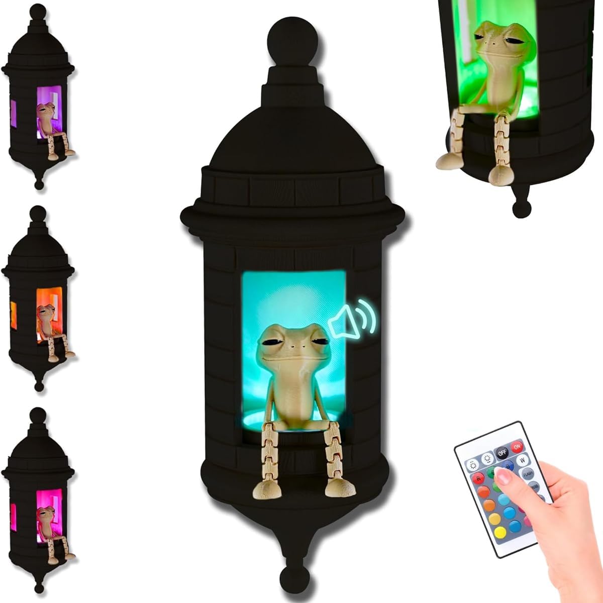 Puerto Rican Garita Coqui Lamp, Puerto Rican Frog Lamp with Sound ...