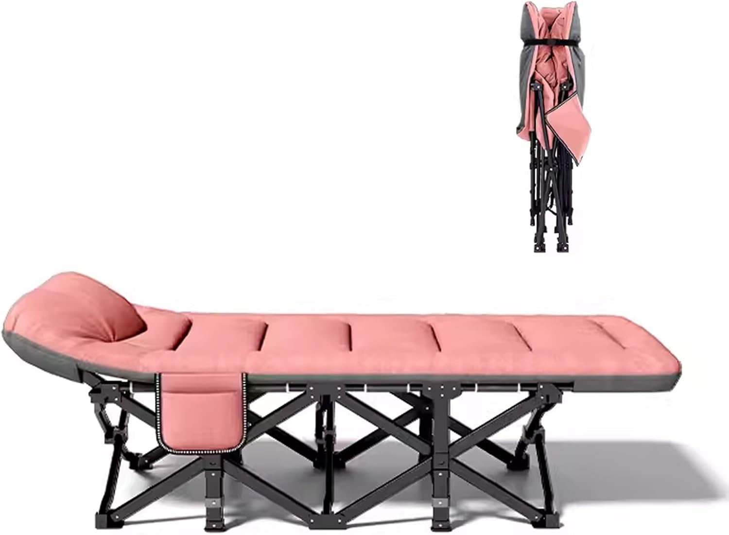 Amazon.com: Portable Folding Beds with Mattress 600D Oxford Fabric ...