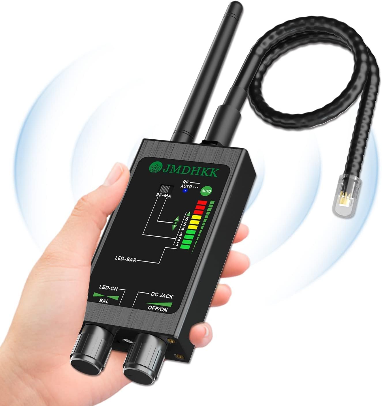 Amazon.com : JEPWCO G4 Pro Anti Spy Detector for Wireless Audio Bug ...