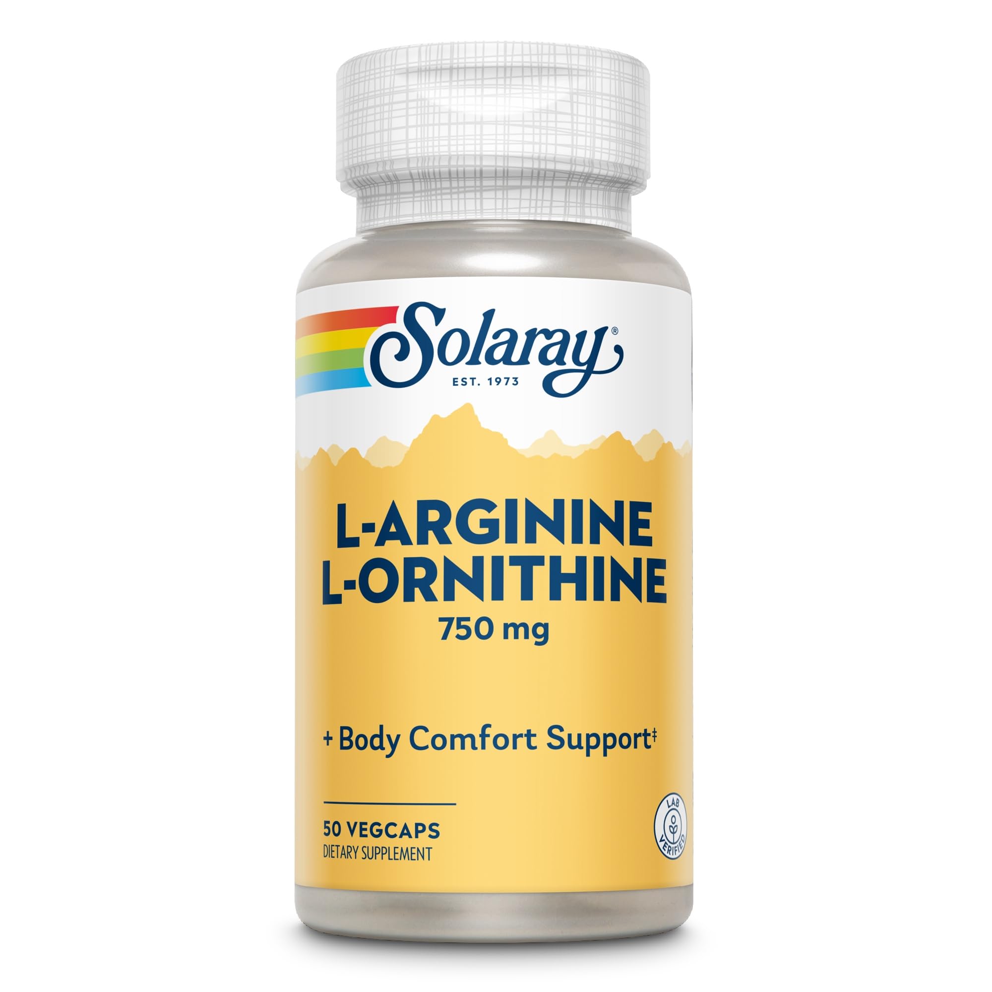 Amazon.com: Solaray Free Form L-Arginine and Ornithine Capsules, 50 ...