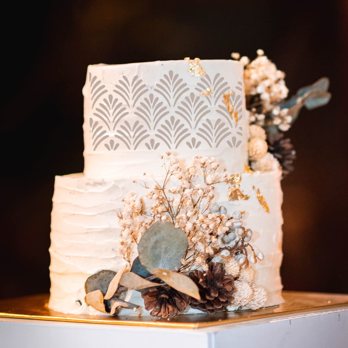 Square Cake Design Template