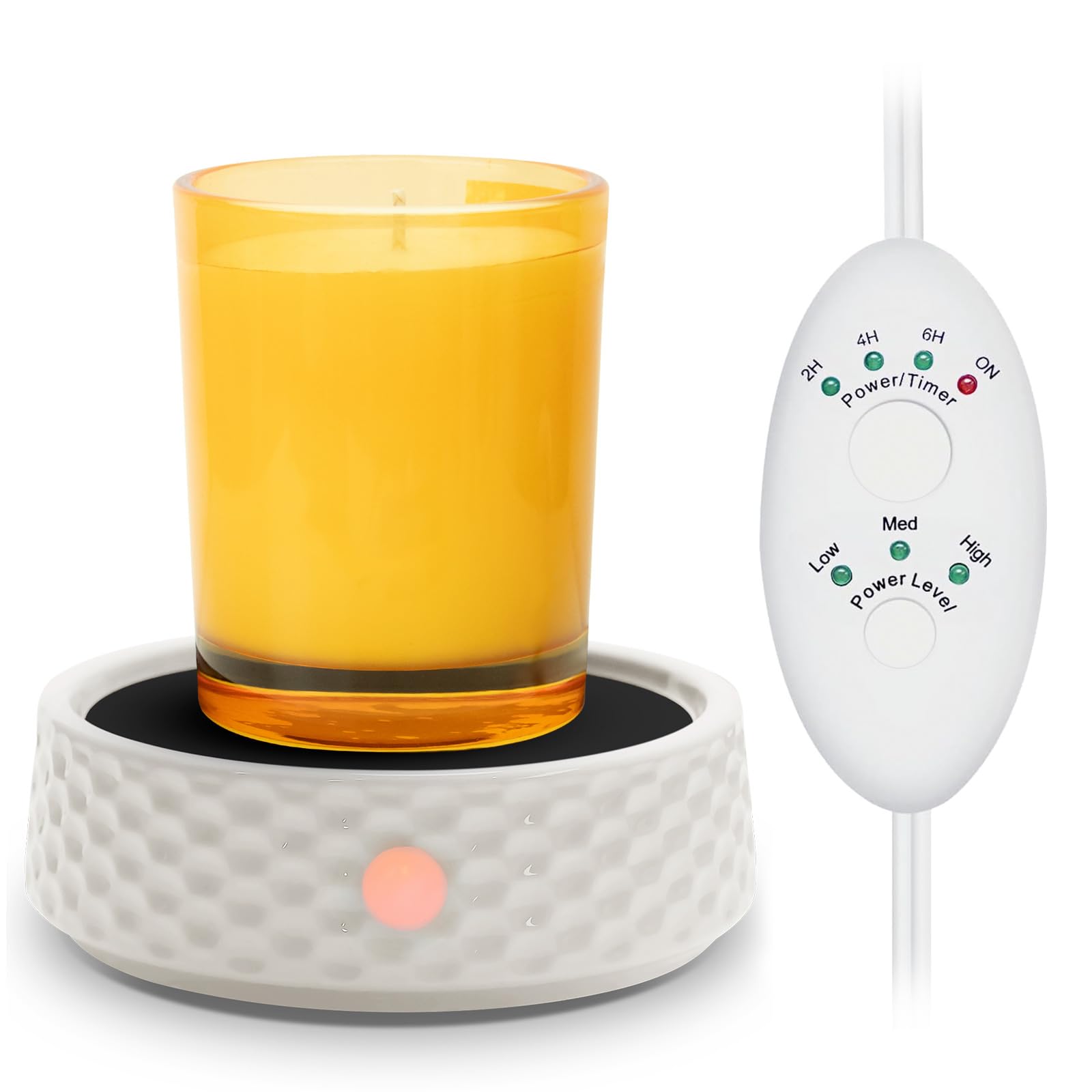 Amazon.com: Electric Large Candle Warmer Plate - Ceramic Candle Wax ...
