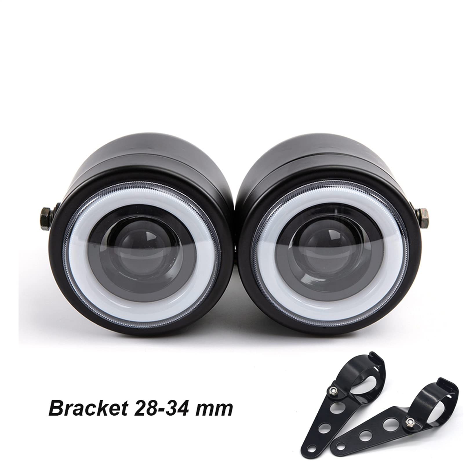 Headlights Motorcycle Twins Dual Headlight Double Headlamp For Harley ...