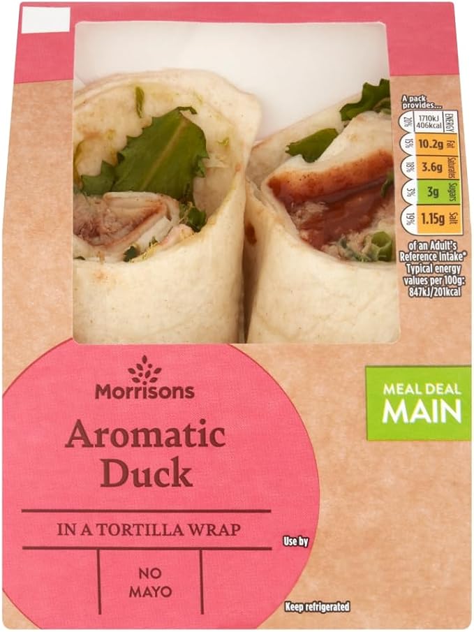 Morrisons Aromatic Duck in a Tortilla Wrap : Amazon.co.uk: Grocery