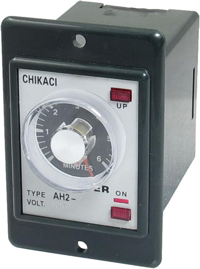 Amazon.com: Aexit AH2-Y AC Control eléctrico 220V 8 pines DPDT 0-6 ...