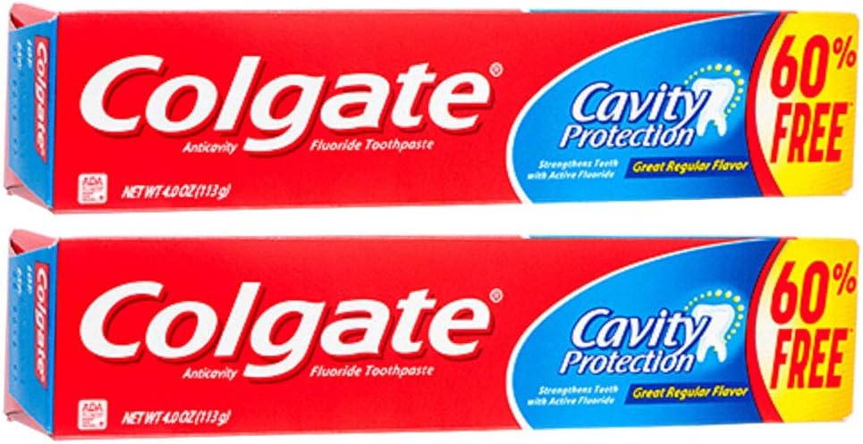 Amazon.com: Colgate Cavity Protection Toothpaste with Fluoride - 2.5 ...