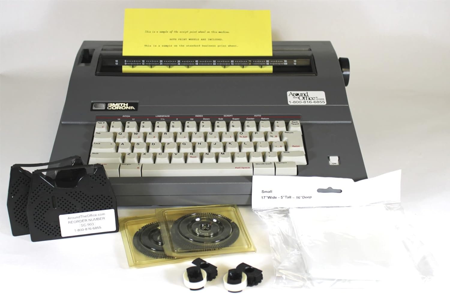 Amazon.com : Smith Corona Typewriter Combo Package with Extra Ribbons ...
