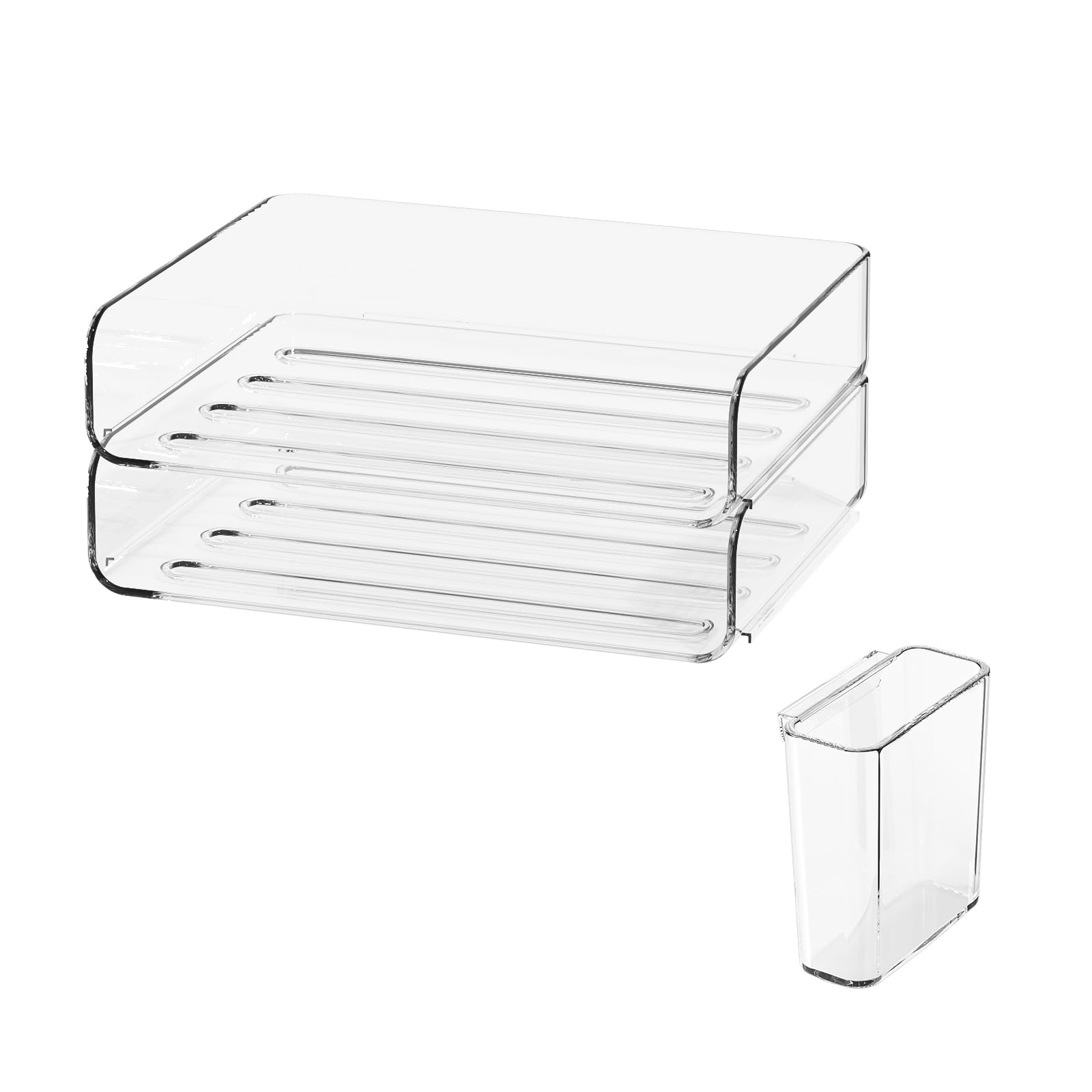 Amazon.com : FANXIYQ 2-Tier Paper Tray Desk Organizer,Paper Organizer ...
