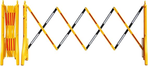 Expandable Mobile Barricade with Reflective Strips for Safety ...