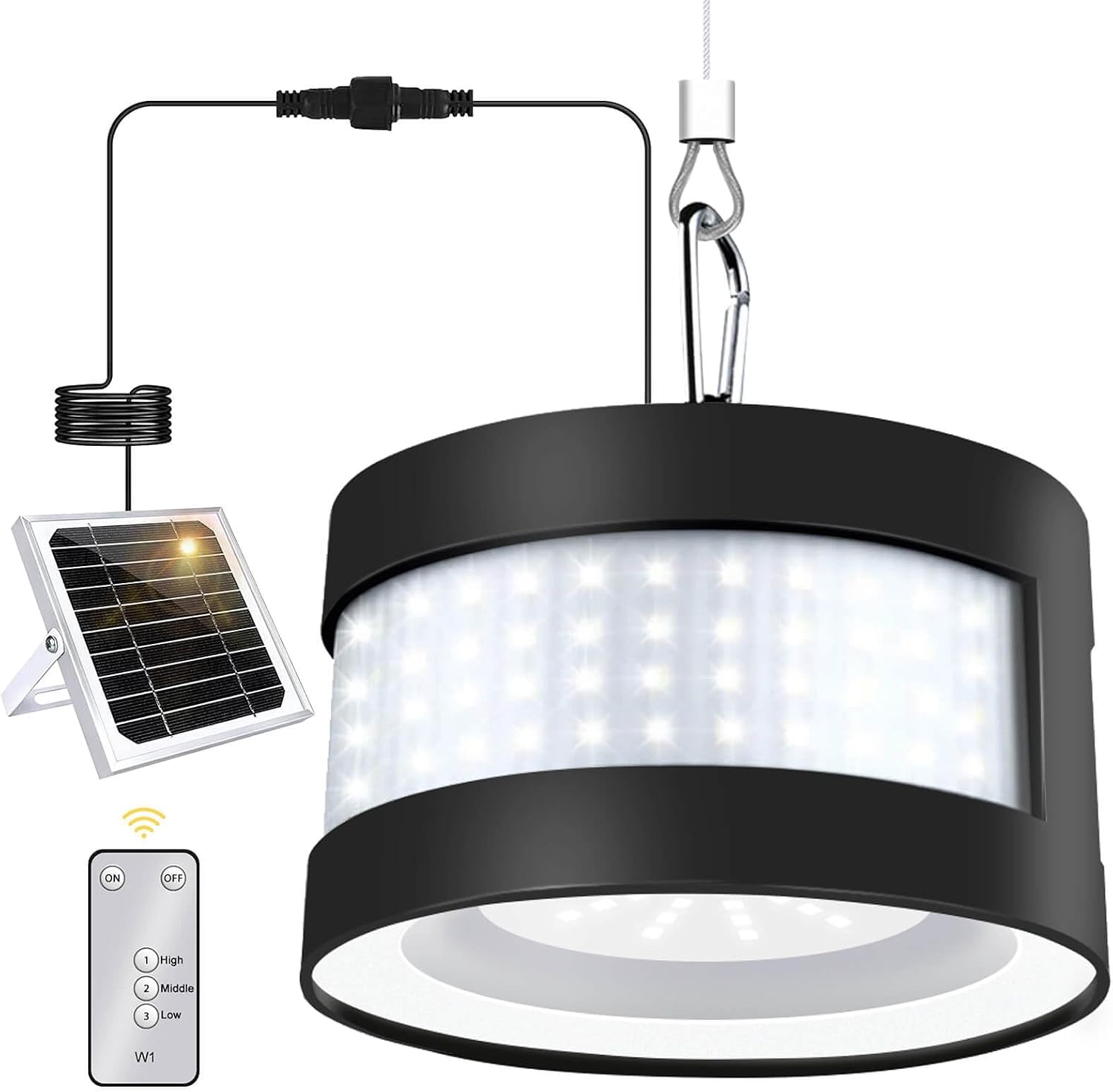 Amazon.com: Solar Pendant Lights Outdoor Indoor, Gazebo Lights ...