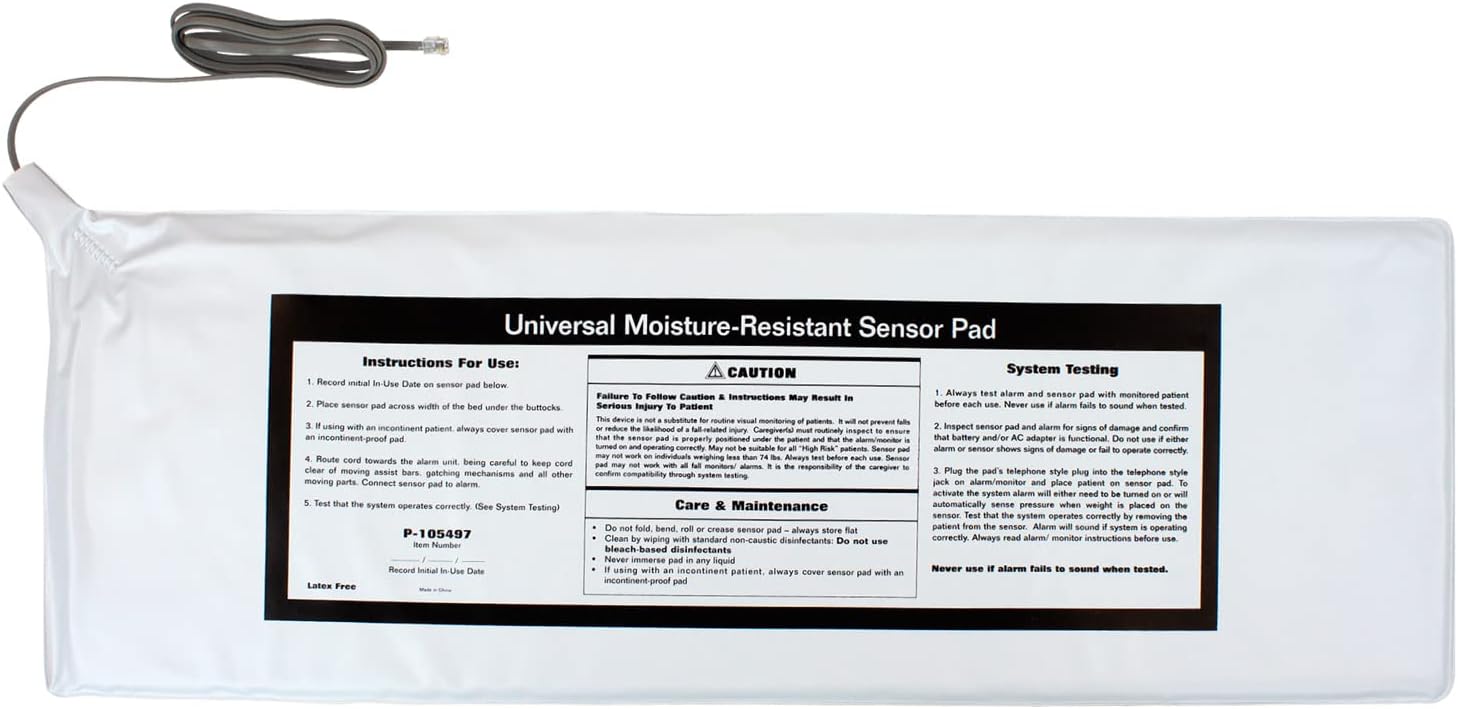 Amazon.com: Dynarex Fall Monitoring Sensor Pads - Compatible with ...