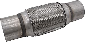GSKMOTOR Exhaust Flex Pipe 2.5’’ x 6’’ Stainless Steel Heavy Duty ...