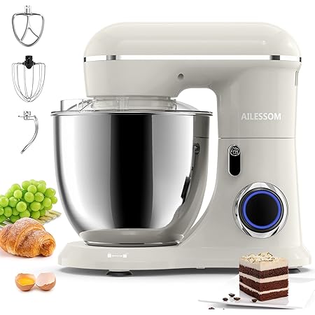 Amazon.com: Commercial Dough Mixer, 110V 50RPM Electric Stand Mixer ...