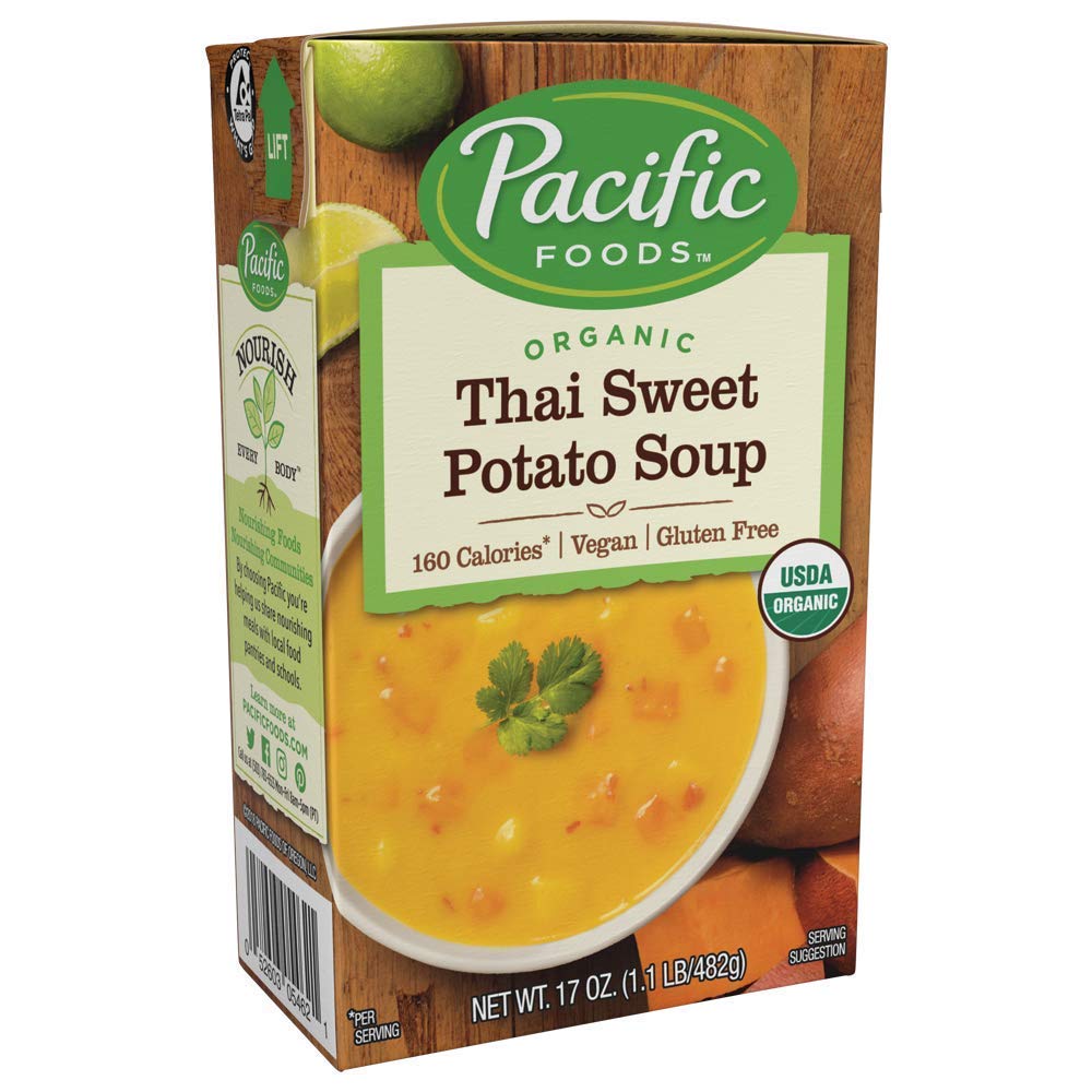 Amazon.com : Pacific Foods Organic Thai Sweet Potato Soup, 17oz ...