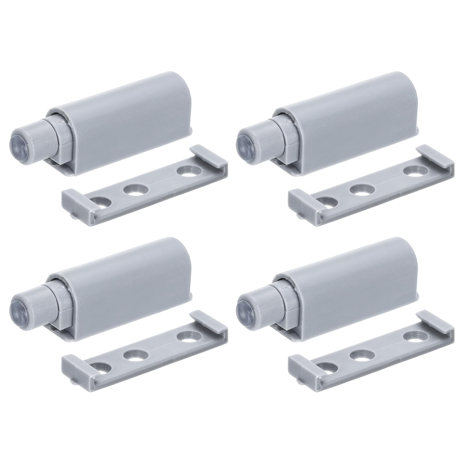 uxcell D3 Non-Magnetic Push Latches, 4Pcs Push to Open Door Latch, Non ...