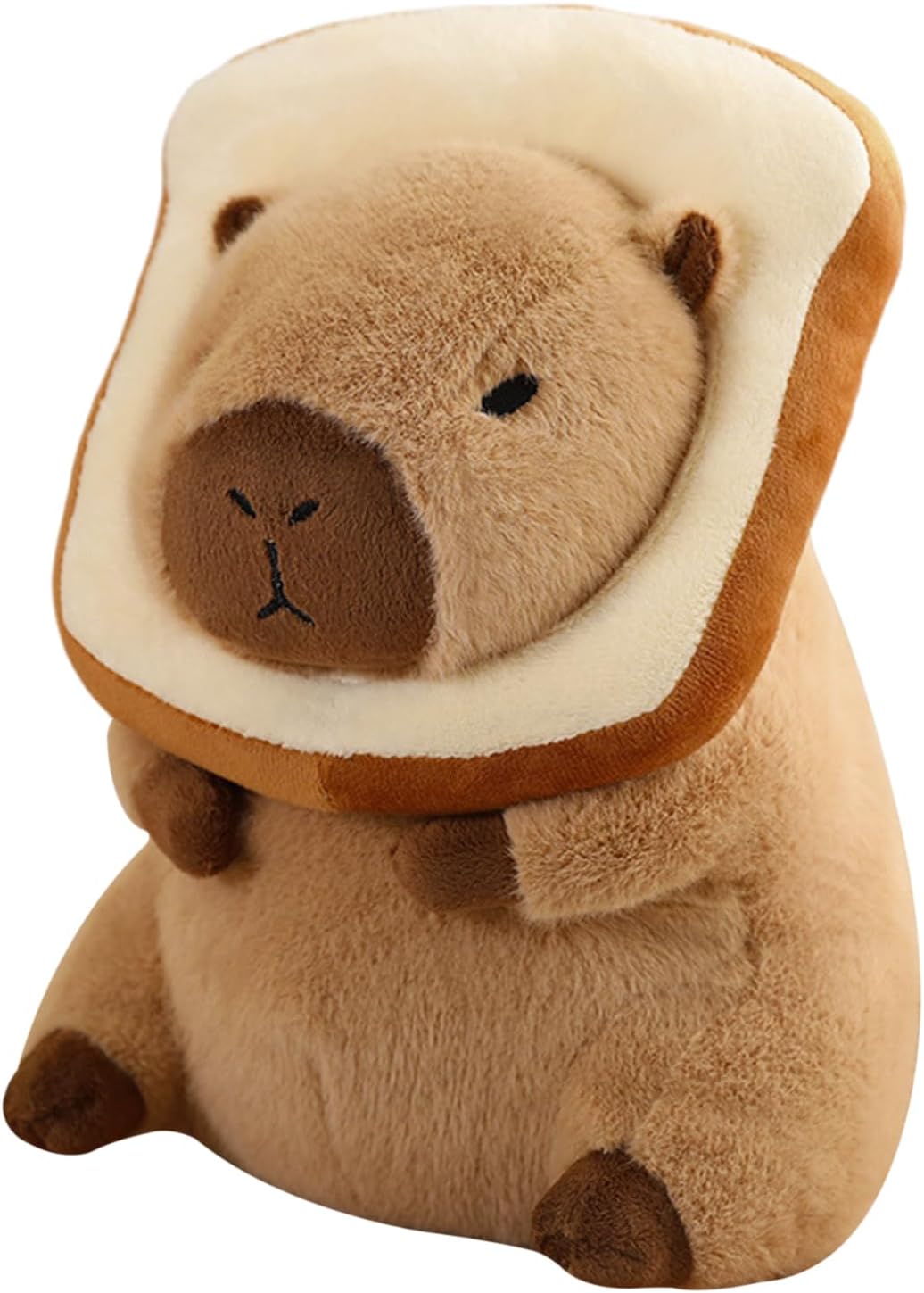 Amazon.com: Ditucu Cute Capybara Plush Pillow with Wearable Toast ...