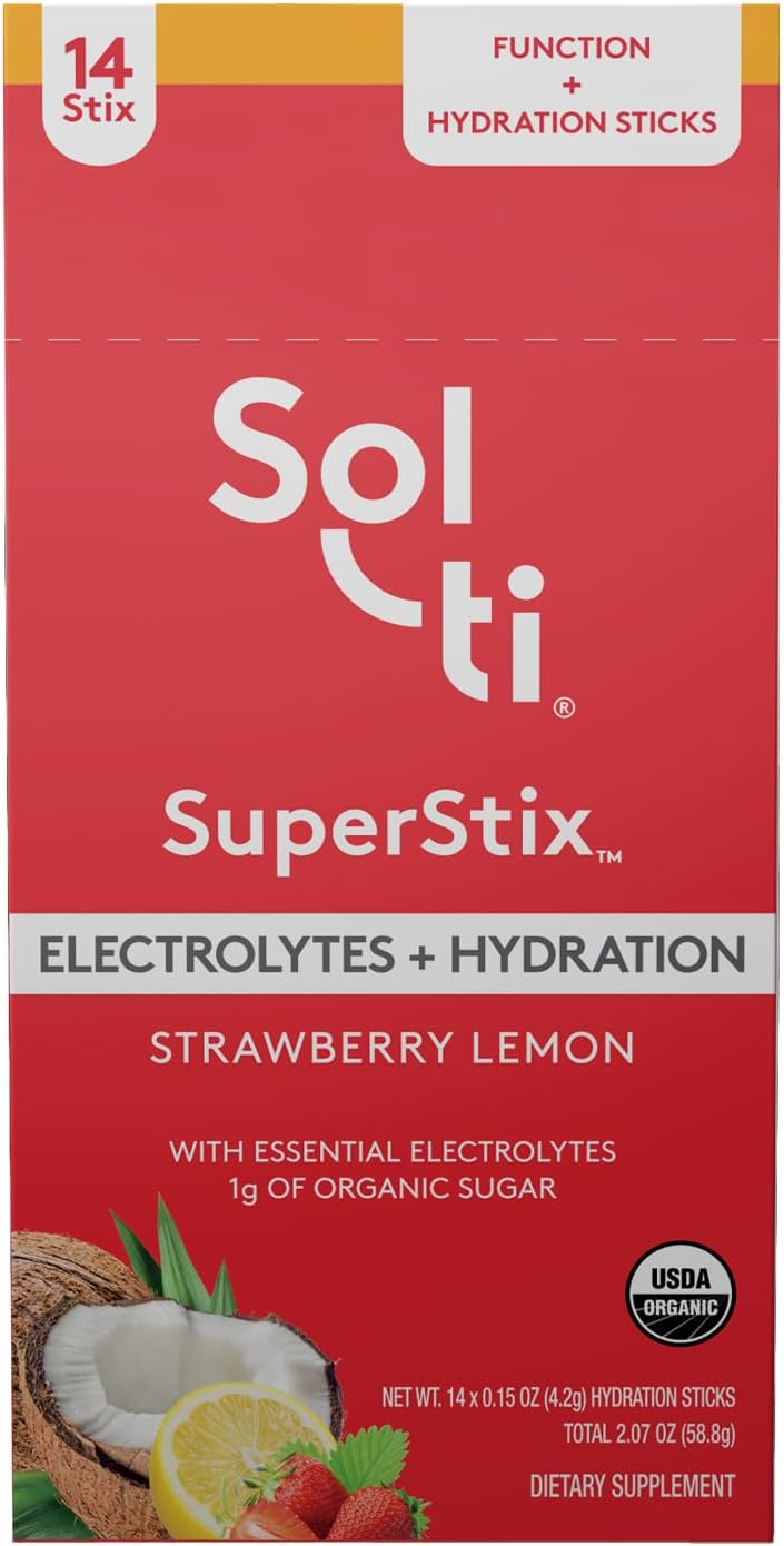 Amazon.com: Sol-ti Organic Electrolytes + Hydration Drink Mix ...