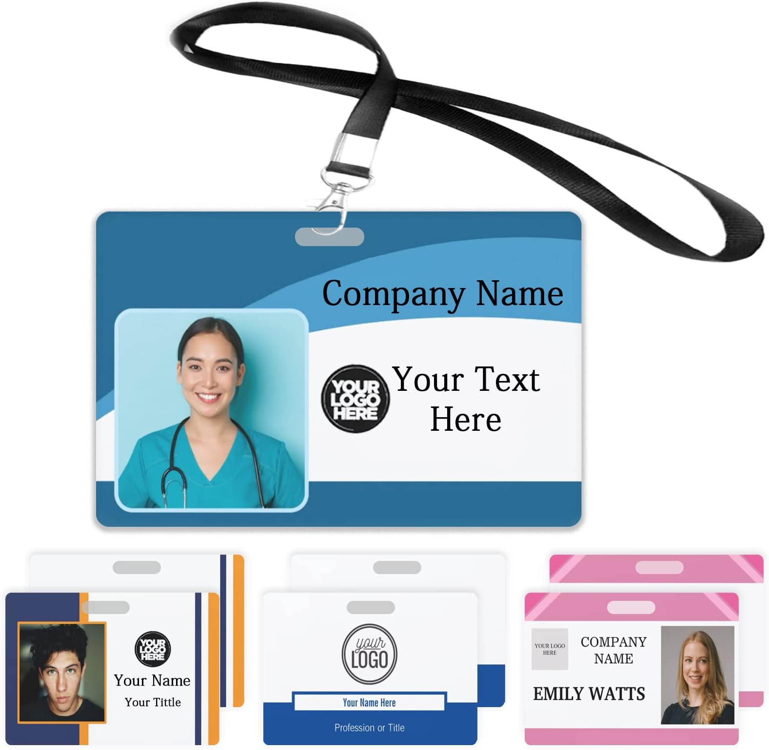 Amazon.com : Custom Id Badge, Personalized Employee Photo ...
