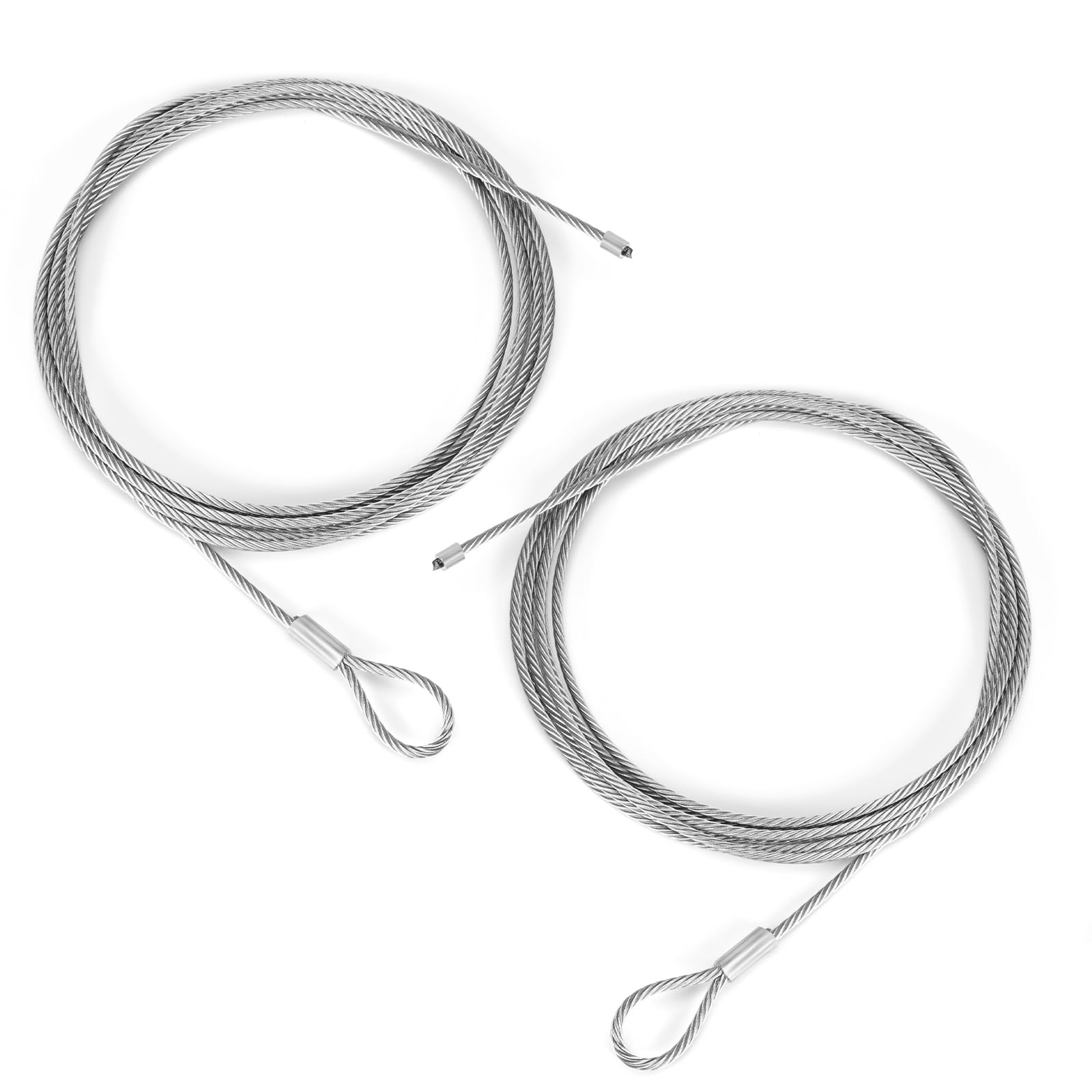 Amazon.com: 2PCS 3/25 120" Garage Door Cables Spring Wire Compatible ...
