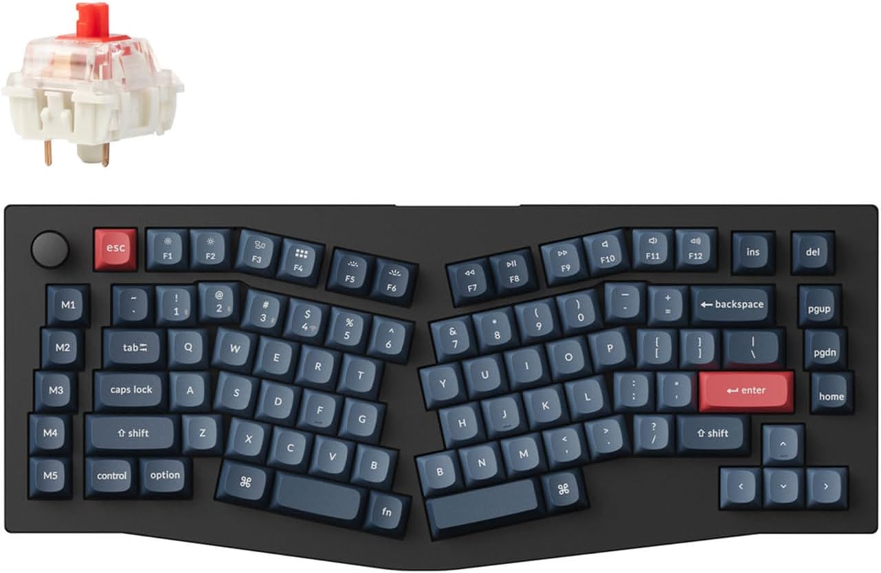 Amazon.com: Keychron V10 Max Ergonomic Wireless Mechanical Keyboard ...