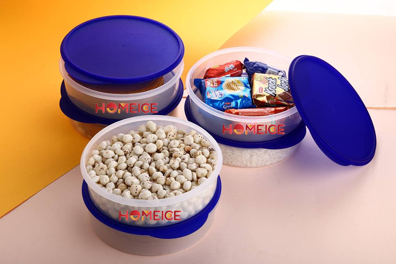 Buy HOMEICE Multi-Purpose Storage Round Container Best for Roti, Papad ...