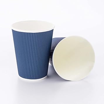 Amazon.com: Restaurantware-12 Ounce Disposable Coffee Cups, 500 Ripple ...