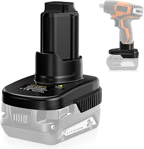 Amazon.com : Adapter for Ridgid AEG 18V to 12V Battery Tools, for ...
