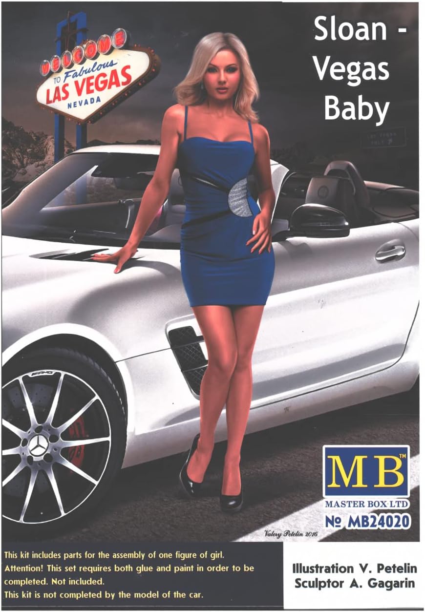 Masterbox 1:24 - Sloan - Vegas Baby : Amazon.co.uk: Toys & Games