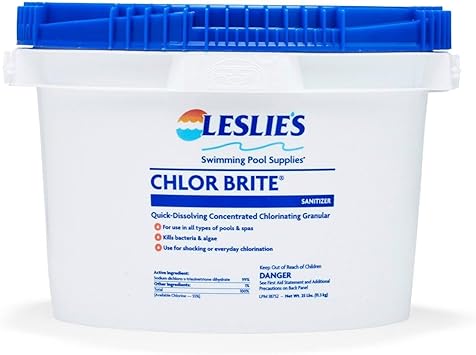 Amazon.com : Leslie's Chlor Brite Pool Shock for Swimming Pools, Spas ...