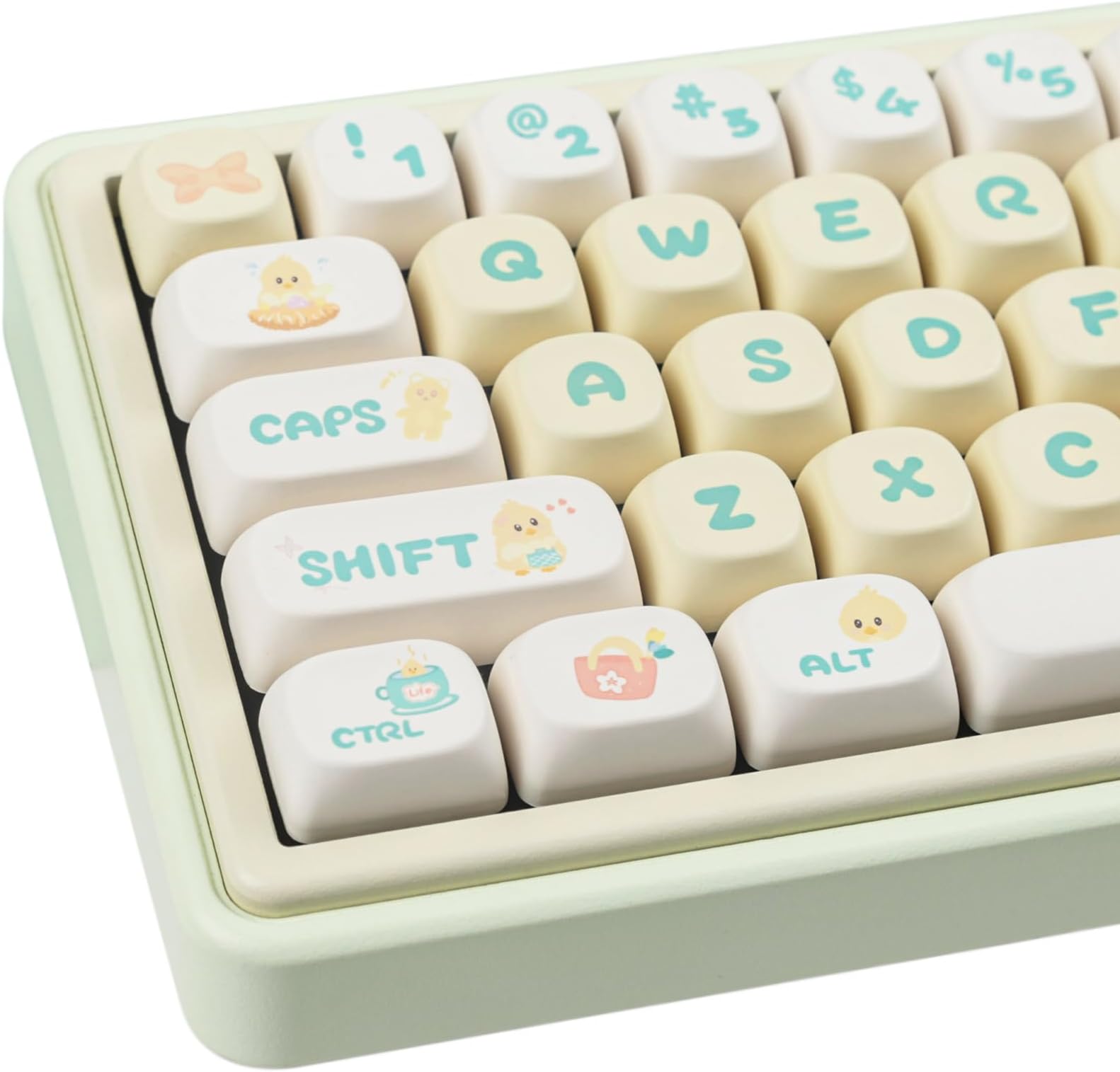 Amazon.com: Orxiery Custom Duck Keyboard Keycaps That Quack with Light - Yellow Keycaps Set ...