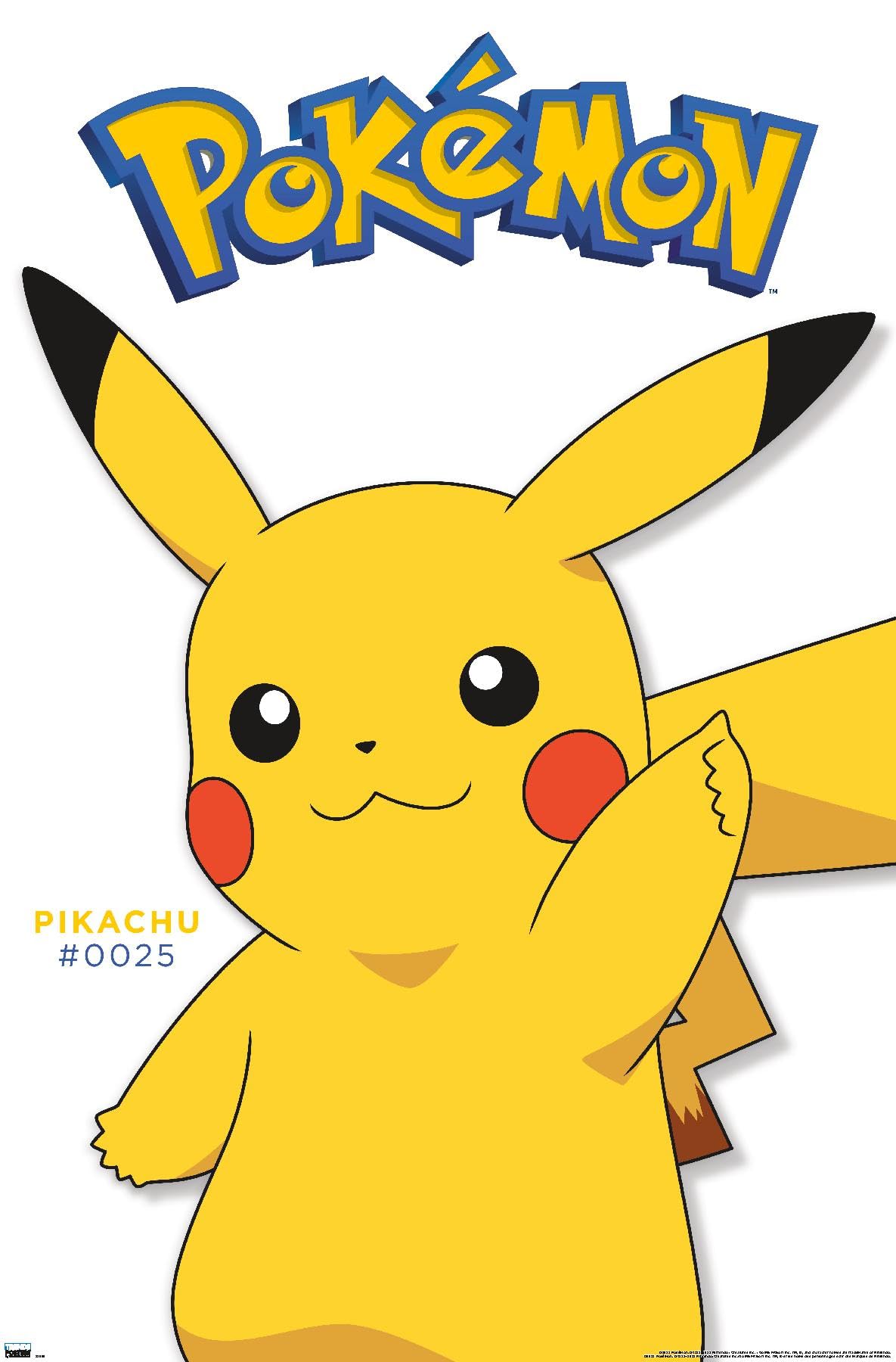 Amazon.com: Trends International Pokémon - Pikachu Feature Series Wall ...