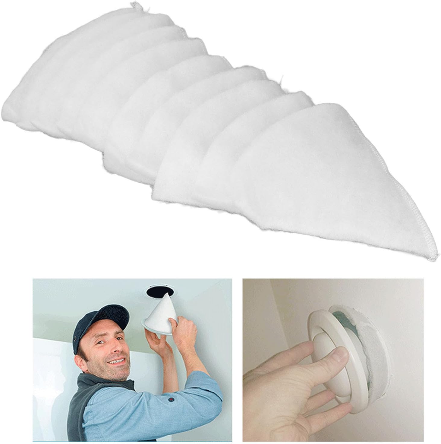 Amazon.com: Topyond 10 PCS Air Vent Filters, Reusable Conical Exhaust ...