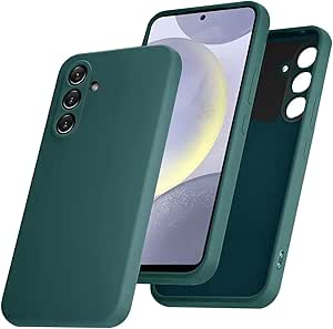 Amazon.com: T Tersely Liquid Silicone Case for Samsung Galaxy S24 Plus (6.6-inch), Suitable for ...