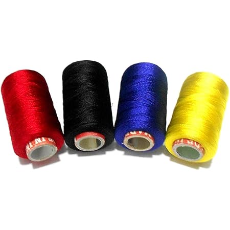 Amazon.com: GOELX Silk Thread Shiny and Soft Thread Beading Thread for ...
